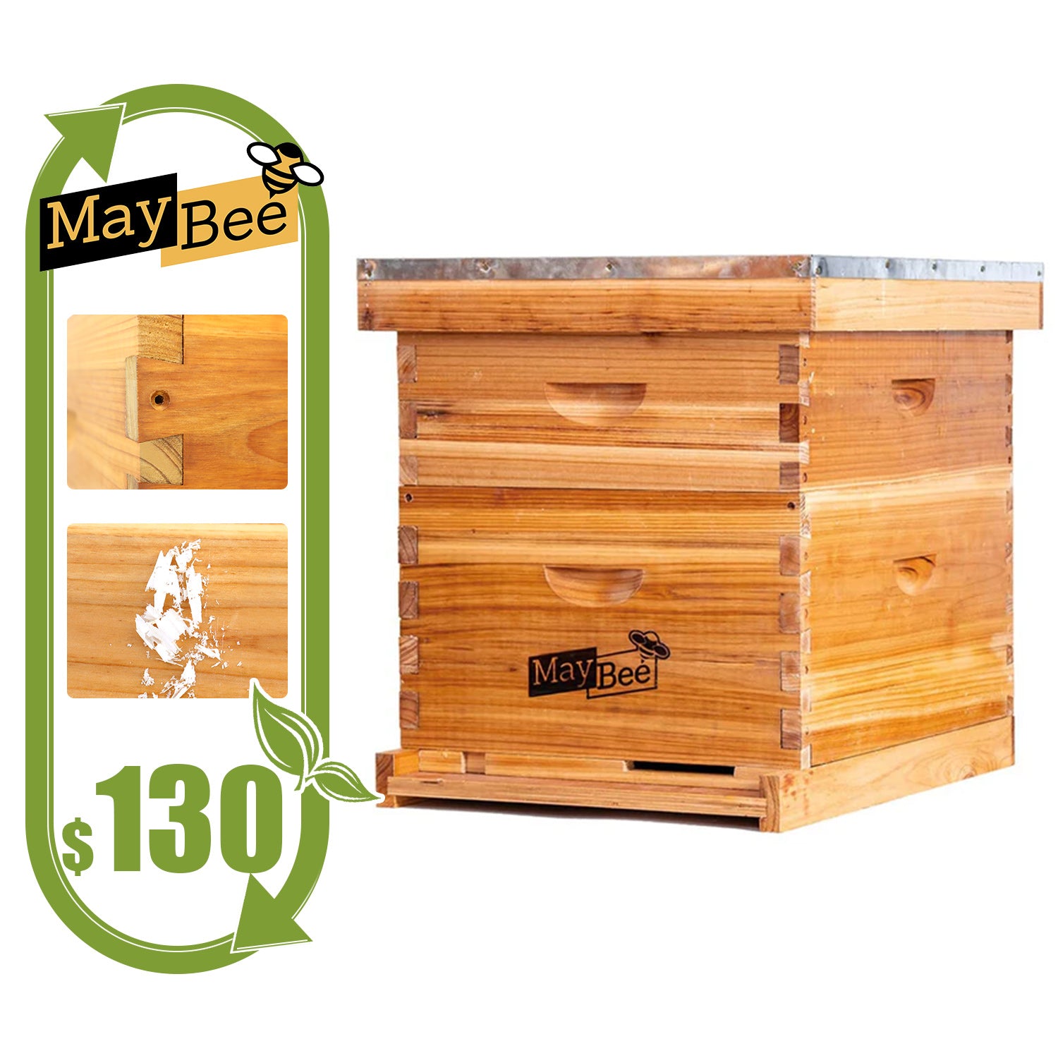 MayBee Hives Wax-Coated 10 Frame 2 Layer Honey Bee Hives Cedar Wood – Maybee Hives