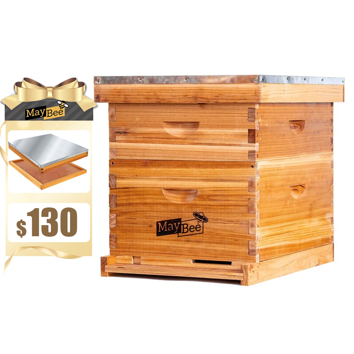 MayBee Hives Wax-Coated 10 Frame 2 Layer Honey Bee Hives Cedar Wood – Maybee Hives