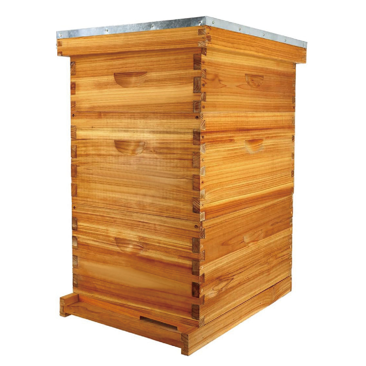 MayBee Hives Cedar Wood 10 Frame 3 Layer Wax Coated Langstroth Beehive ...