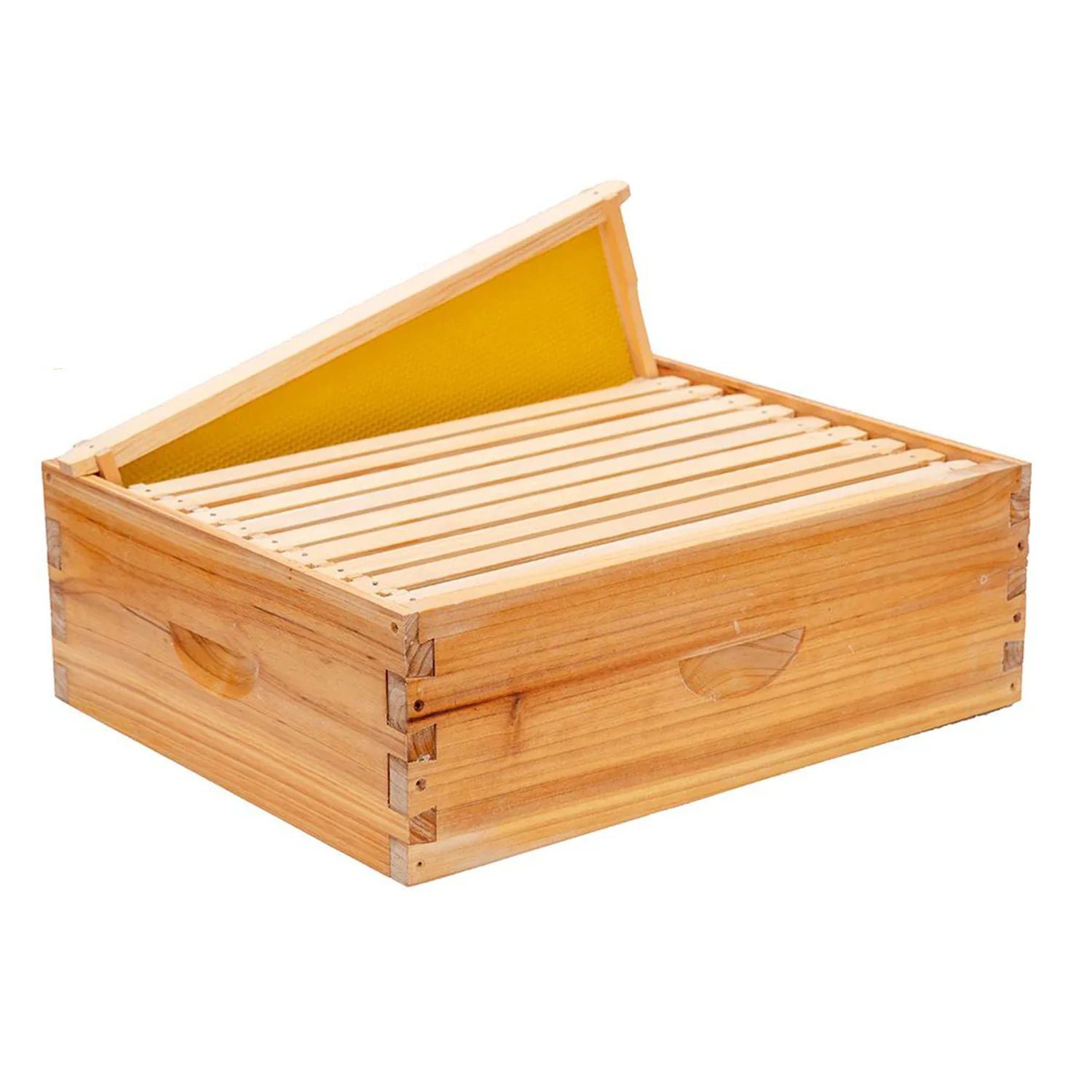 MayBee Hives Unassemble 10 Frame Medium Super Bee Box BeesWax Coated B ...