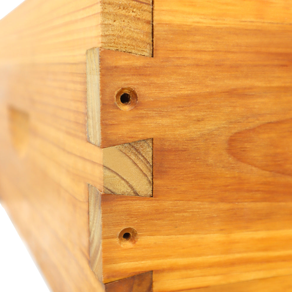 MayBee Hives 10 Frame Complete Cedar Wood Beehive Kits Include: 2 Deep ...