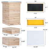 MayBee Hives 10-Frame Complete Bee Hives and Supplies Starter Kit：2 De ...