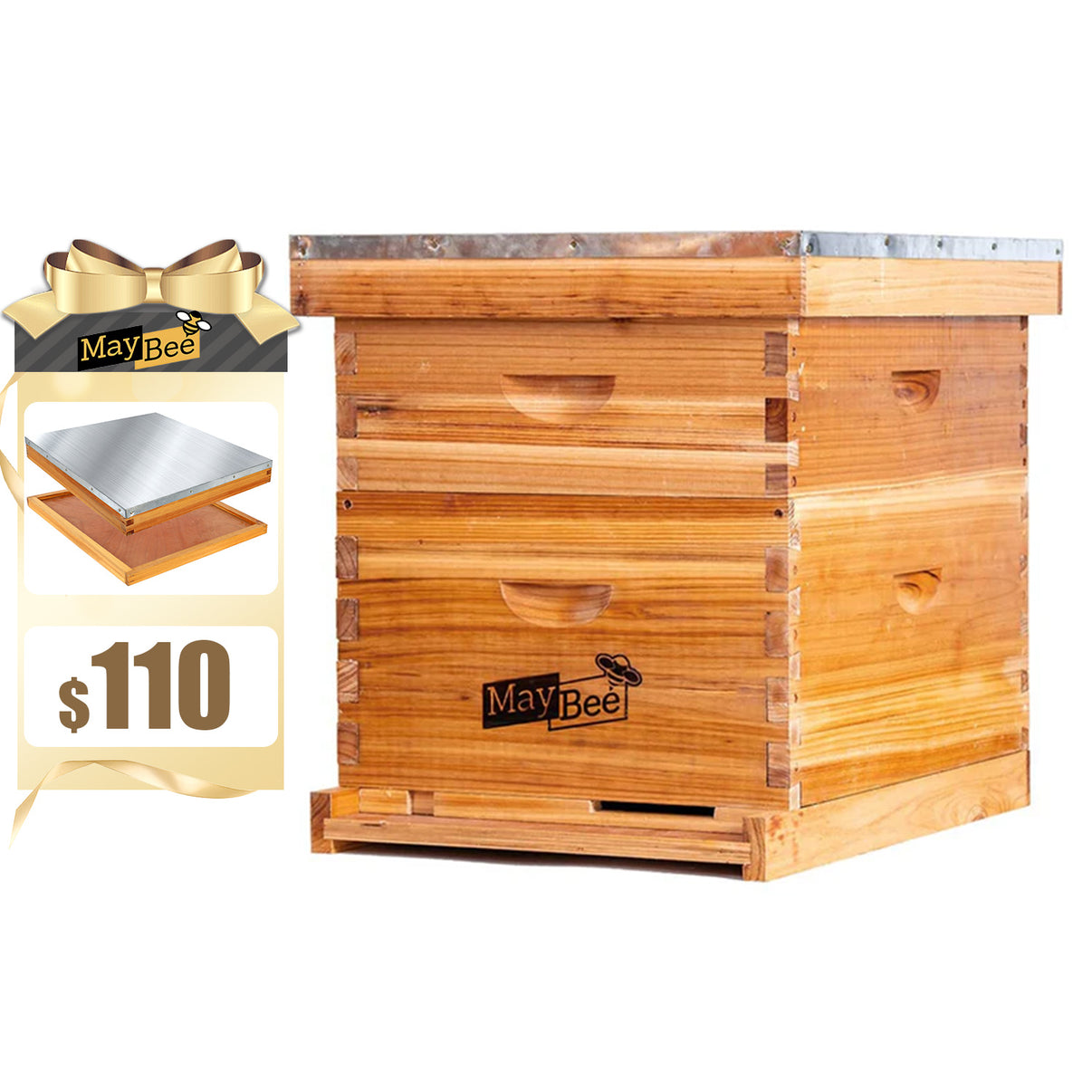 MayBee 8 Frame 2 Layer Wax coated Bee Hives – Maybee Hives