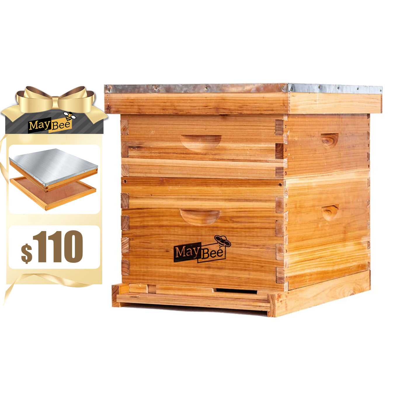 MayBee 8 Frame 2 Layer Wax coated Bee Hives – Maybee Hives